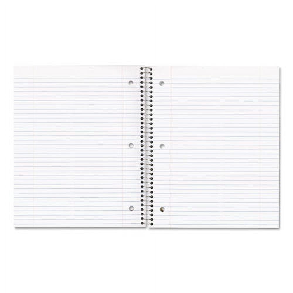 2PK 1-Subject Wirebound Notebook, 3-Hole Punched, Medium/College Rule ...