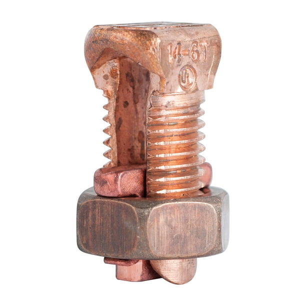 Gardner Bender GSBC-6 Soild Copper Split Bolt Connector, 10-8 AWG ...