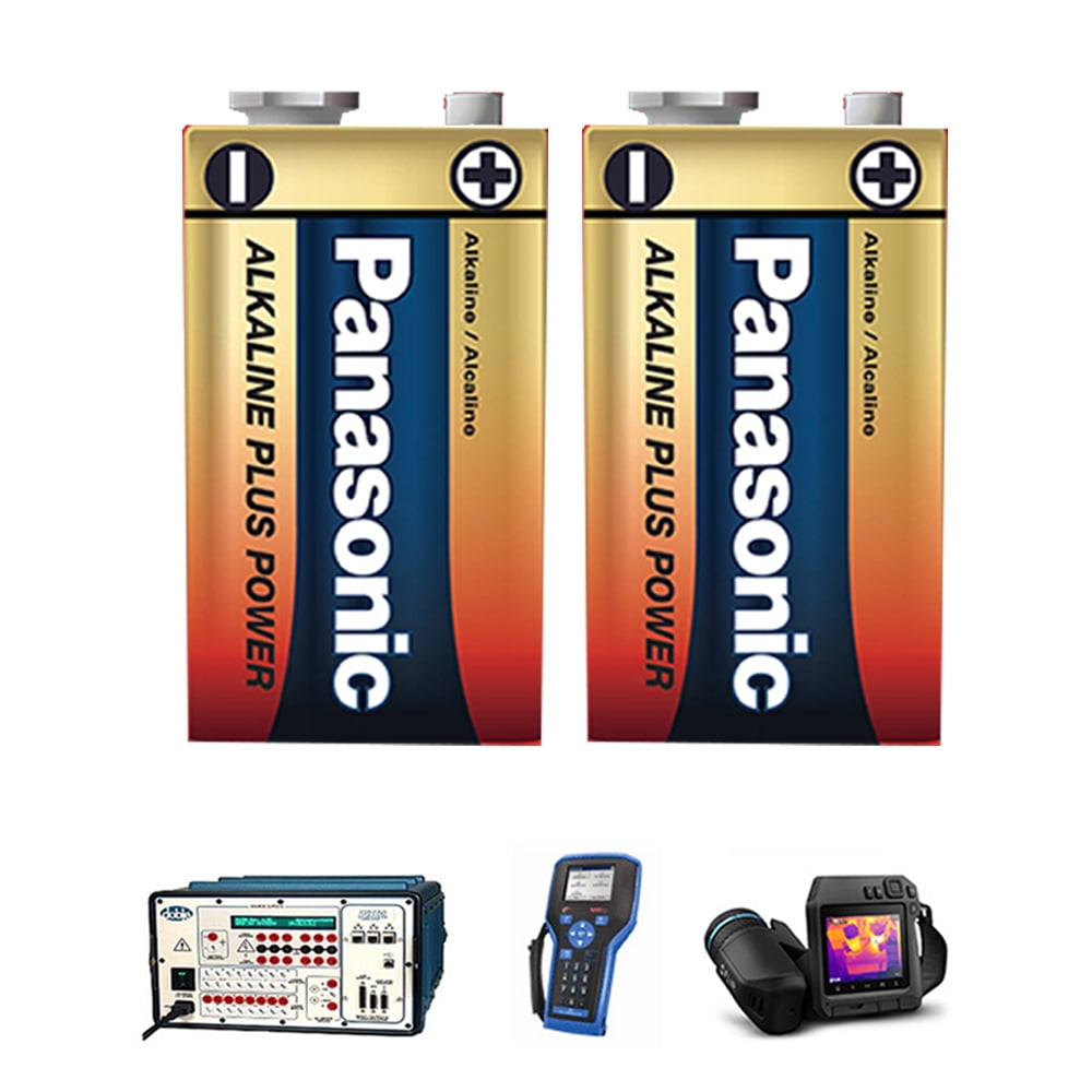 2PK 9V Alkaline Batteries Plus Power Alkaline Plus Battery or Carbone ...
