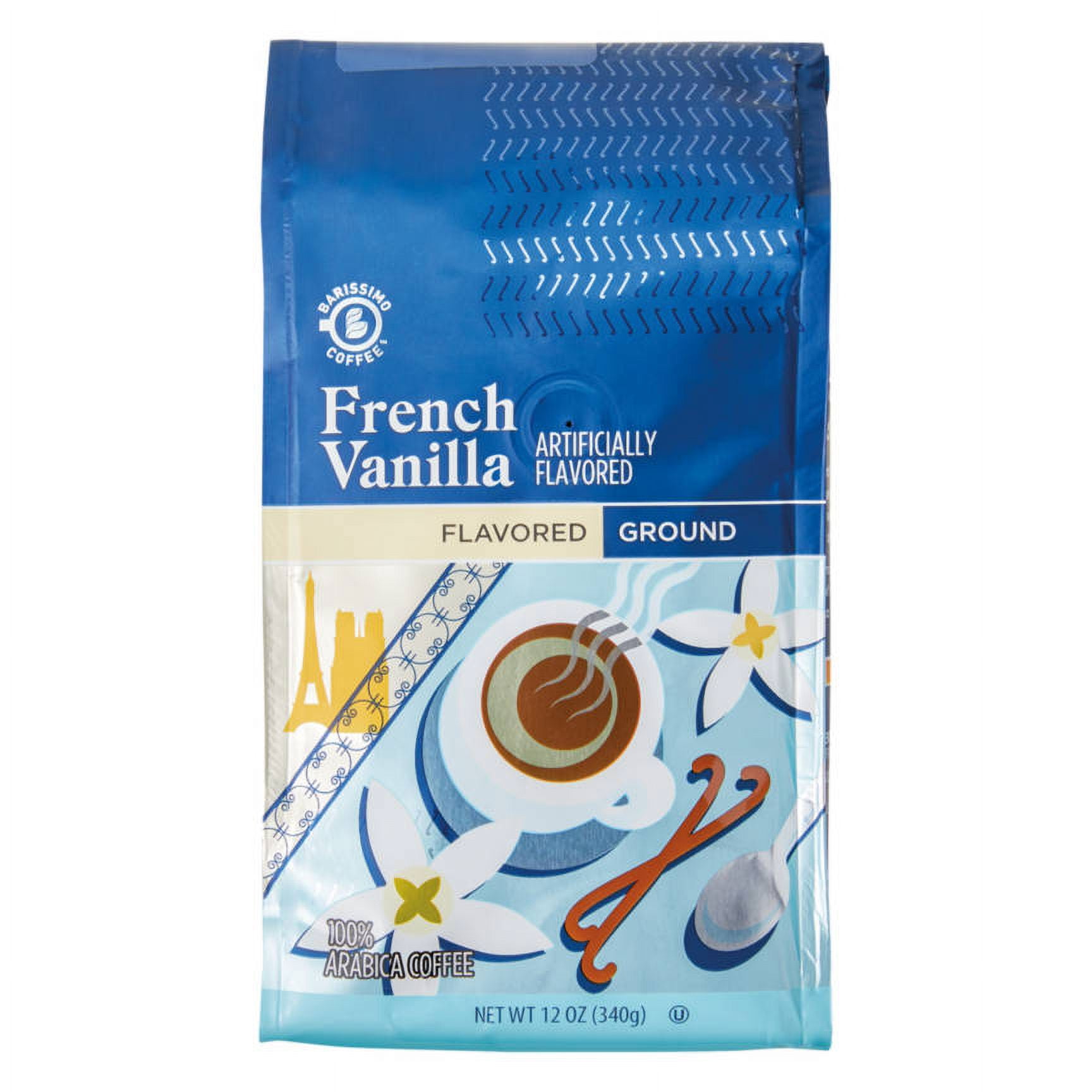 2PK - Barissimo French Vanilla Flavored Ground Coffee, 12 oz - Walmart.com