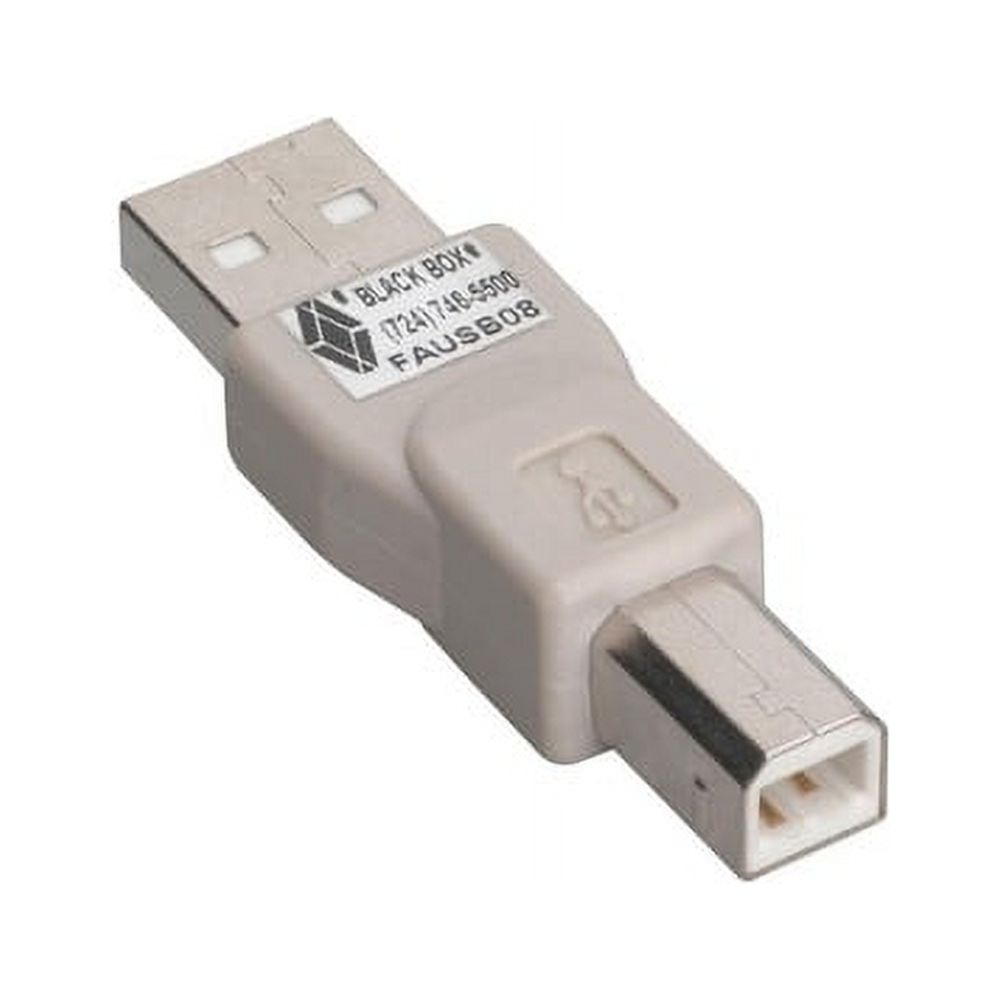 2PK Black Box Gender Changer - Usb Type A Male To Type B Male (FAUSB08 ...