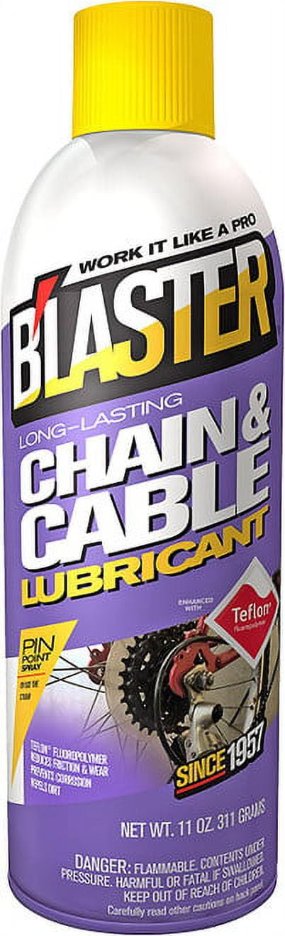 2PK Blaster 16-CCL Long-Lasting Chain and Cable Lubricant, 11 oz, Multi ...