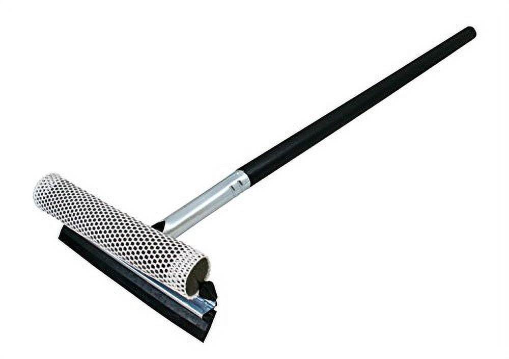2PK Carrand 9053 Deluxe 8" Steel Squeegee Head with 20" Black Wood ...