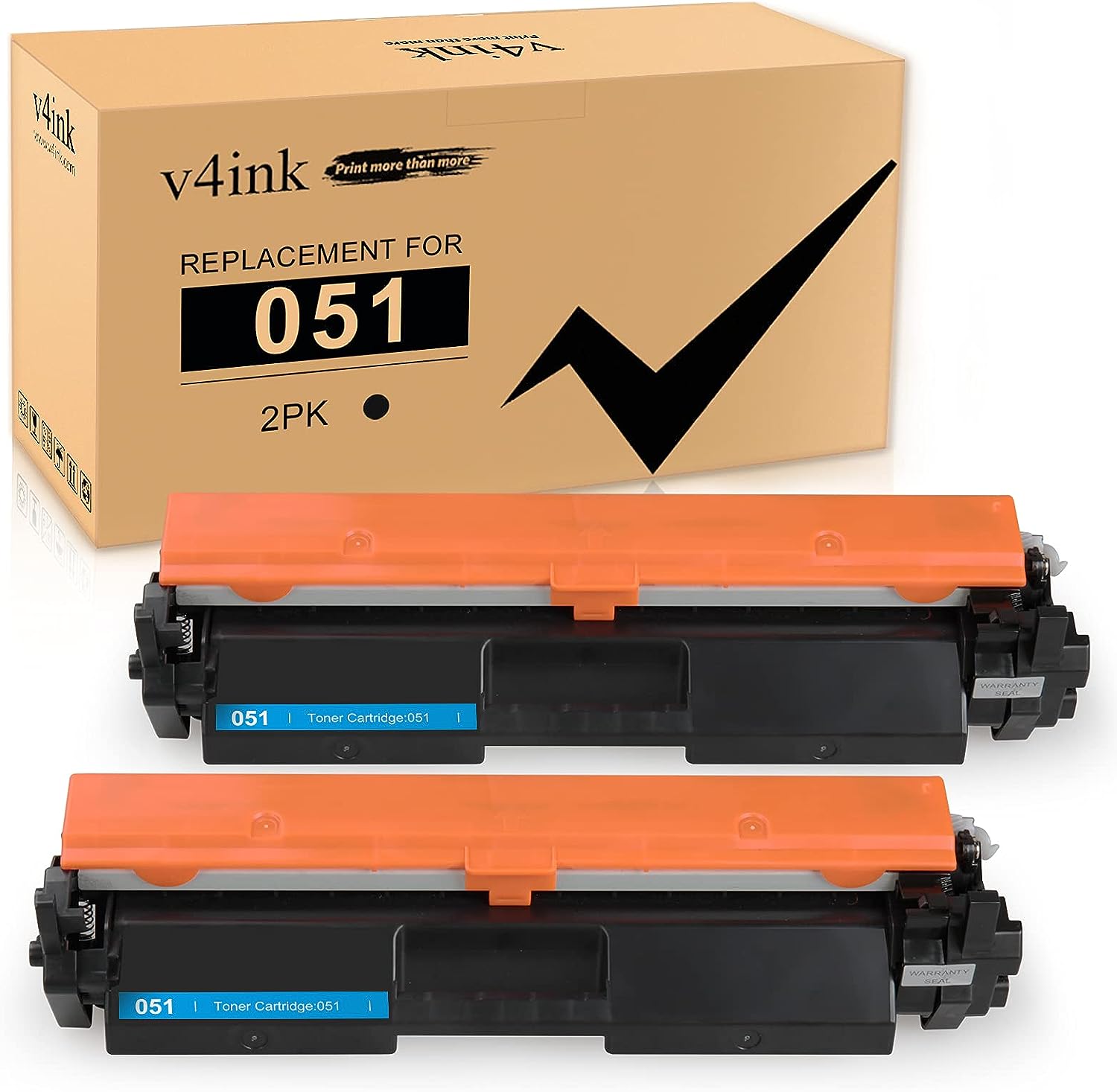 2PK Compatible 051 Toner Cartridge Replacement for Canon 051 2168C001 ...