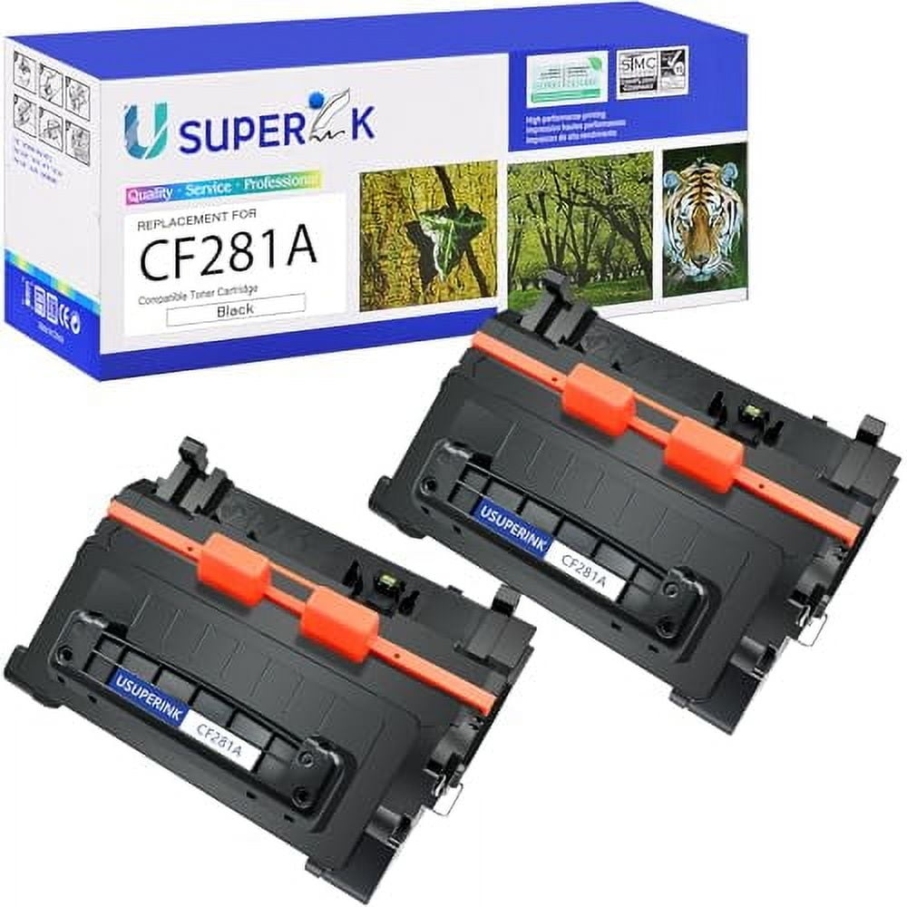 2PK Compatible Toner Cartridge Replacement for HP 81A CF281A Work with ...