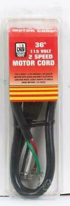 2 PC Dial Black Plastic Motor Cord - Walmart.com