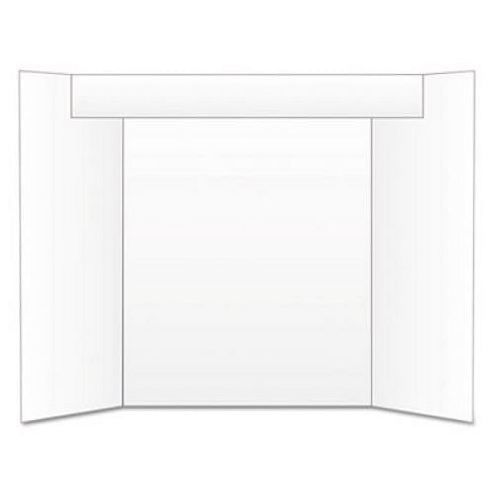2PK Eco Brites Too Cool Tri-Fold Poster Board, 24 x 36, White/White ... 2PK Eco Brites Too Cool Tri-Fold Poster Board, 24 x 36, White/White ...