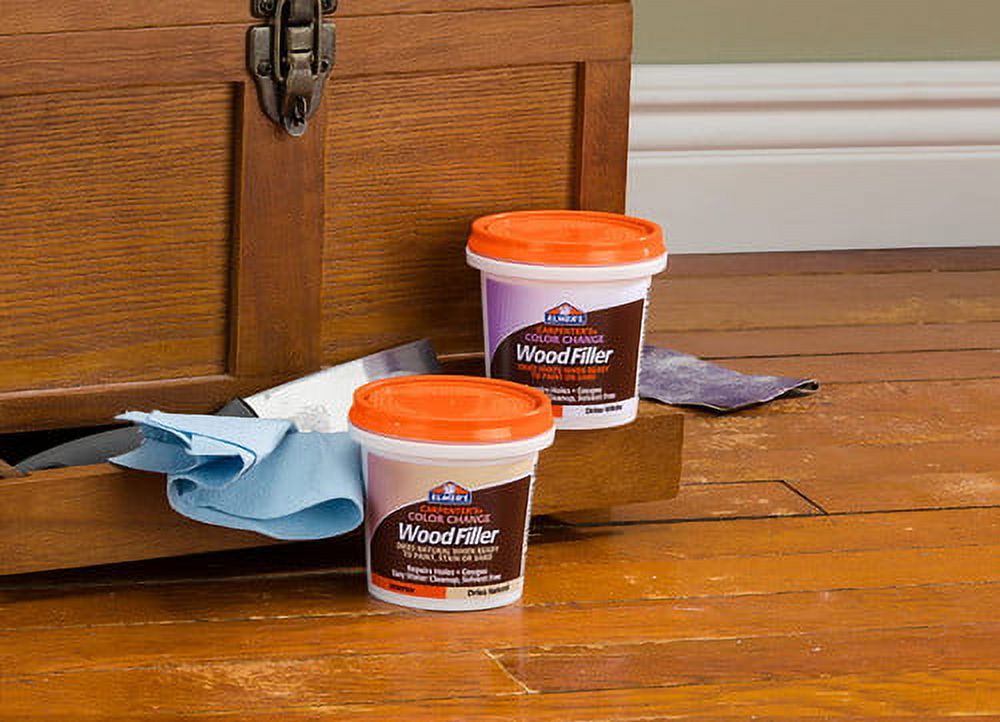 2PK Elmer's E913Q Natural Color Change Wood Filler - 8 oz. - Walmart.com