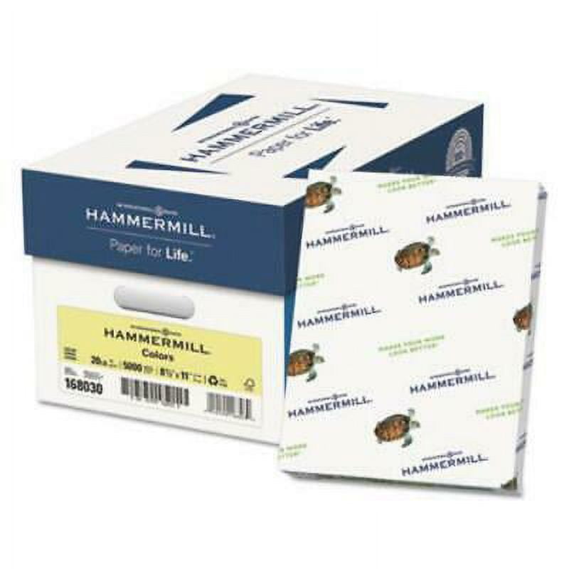 2PK Hammermill Colors Print Paper, 20lb, 8.5 x 11, Cream, 500/Ream ...
