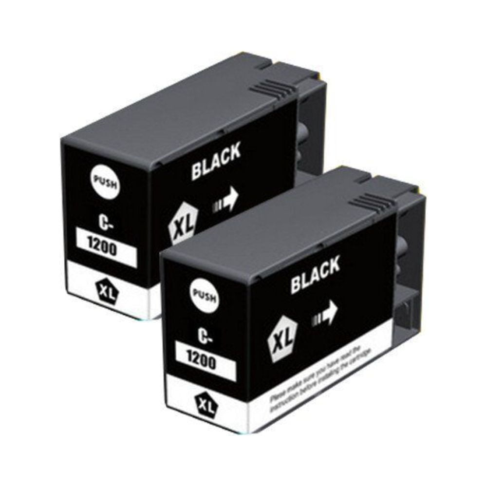 Canon PGI-1200XL Compatible High-Yield Black Ink Cartridge 2PK for ...