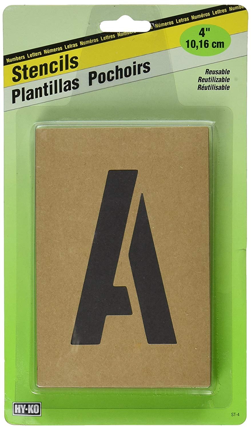 2PK Hy-Ko ST-5 Reusable Letter & Number Stencil Set, 5" - Walmart.com
