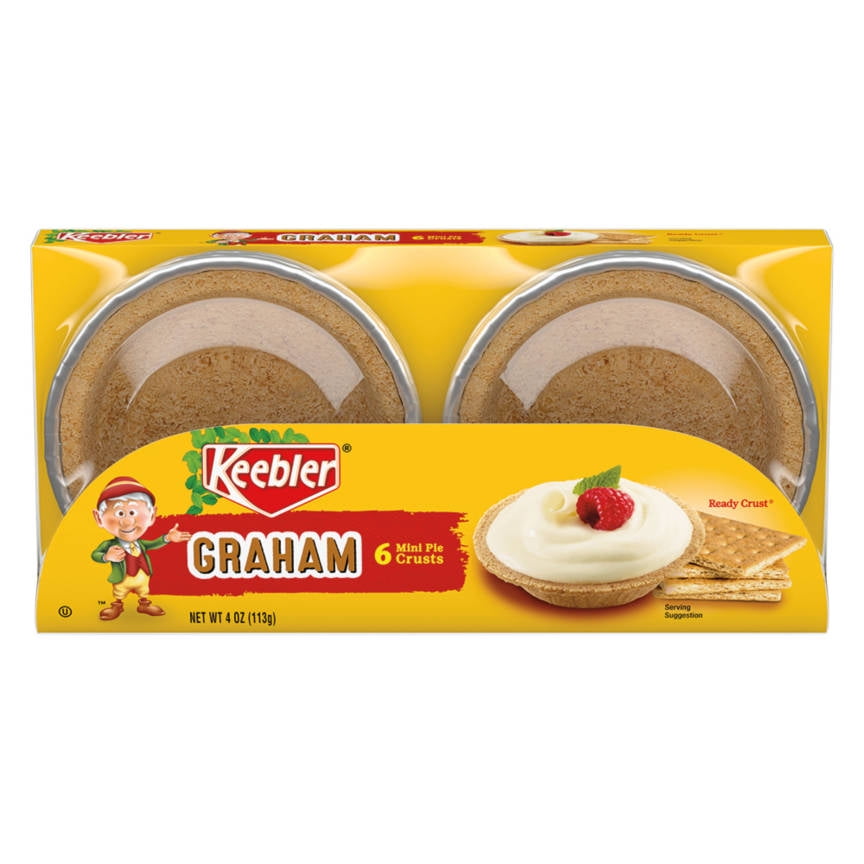 Keebler Mini Graham Cracker Pie Crust, 6 Count, 2PK - Walmart.com