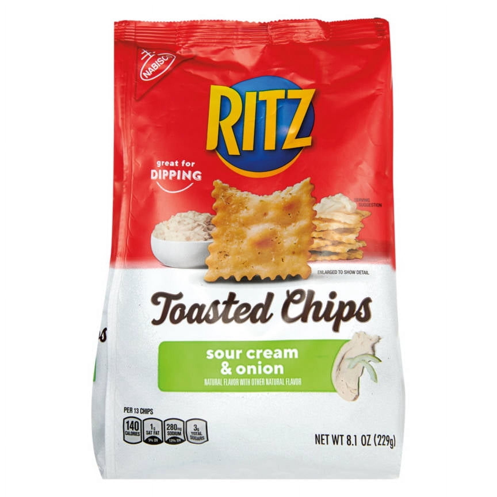 2PK - Nabisco Toasted Chips Sour Cream & Onion, 8.1 oz - Walmart.com