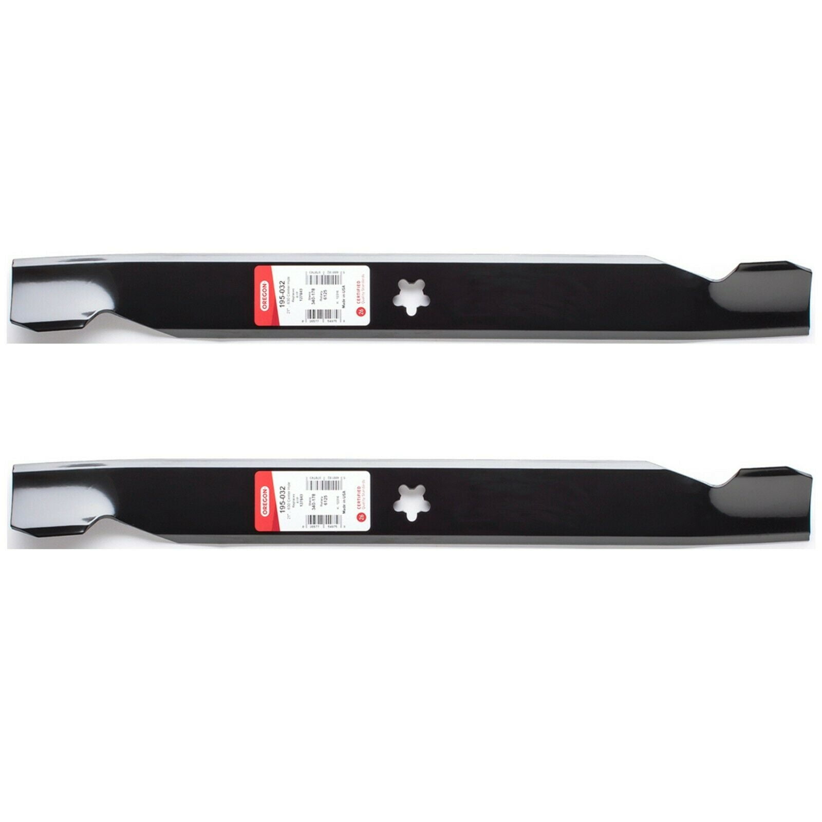2PK Oregon 195-032 High Lift Blade for 42" Husqvarna YTH18542 - Walmart.com
