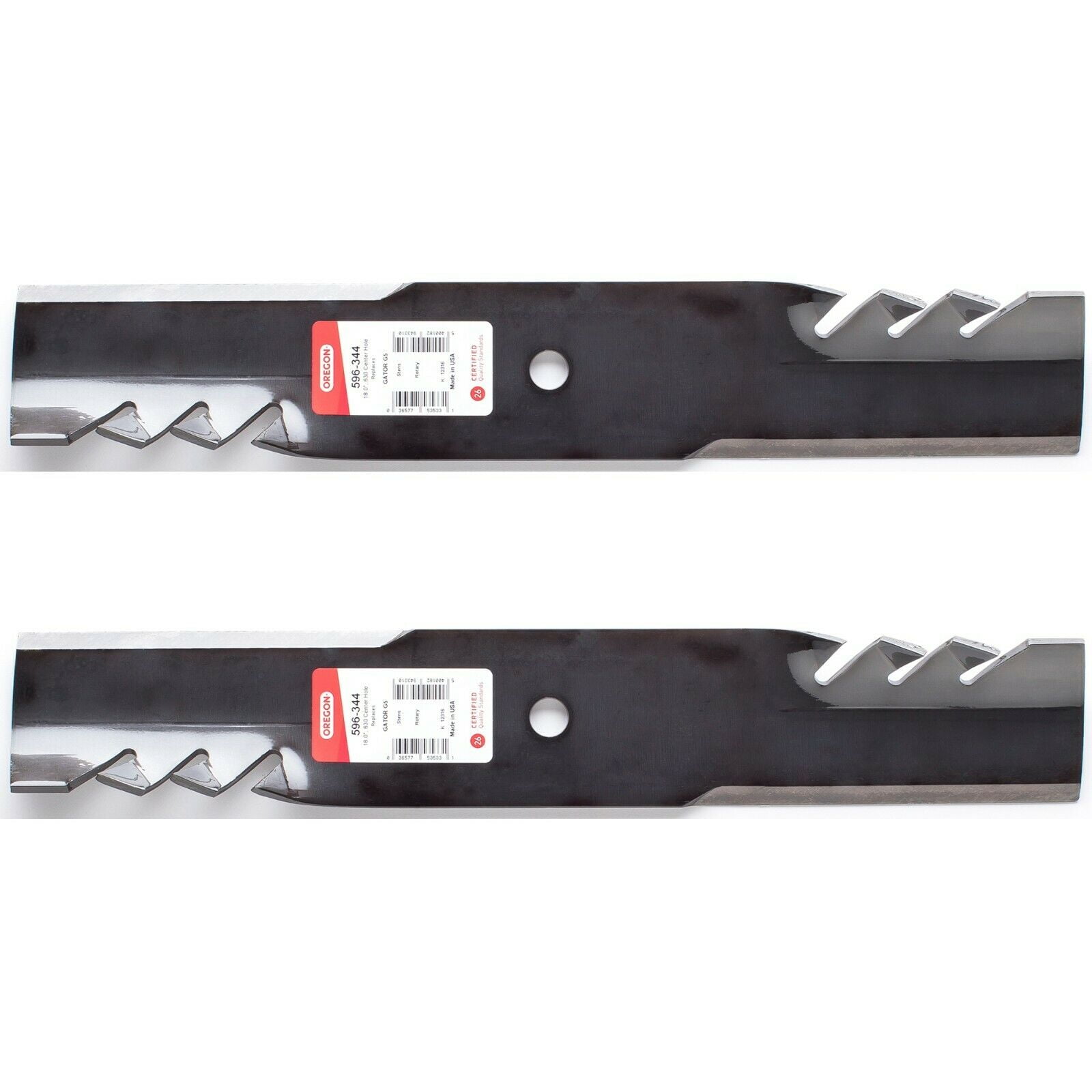 2PK Oregon 596-344 Gator Blades for Exmark 36” Metro MGS481CKA36200 ...