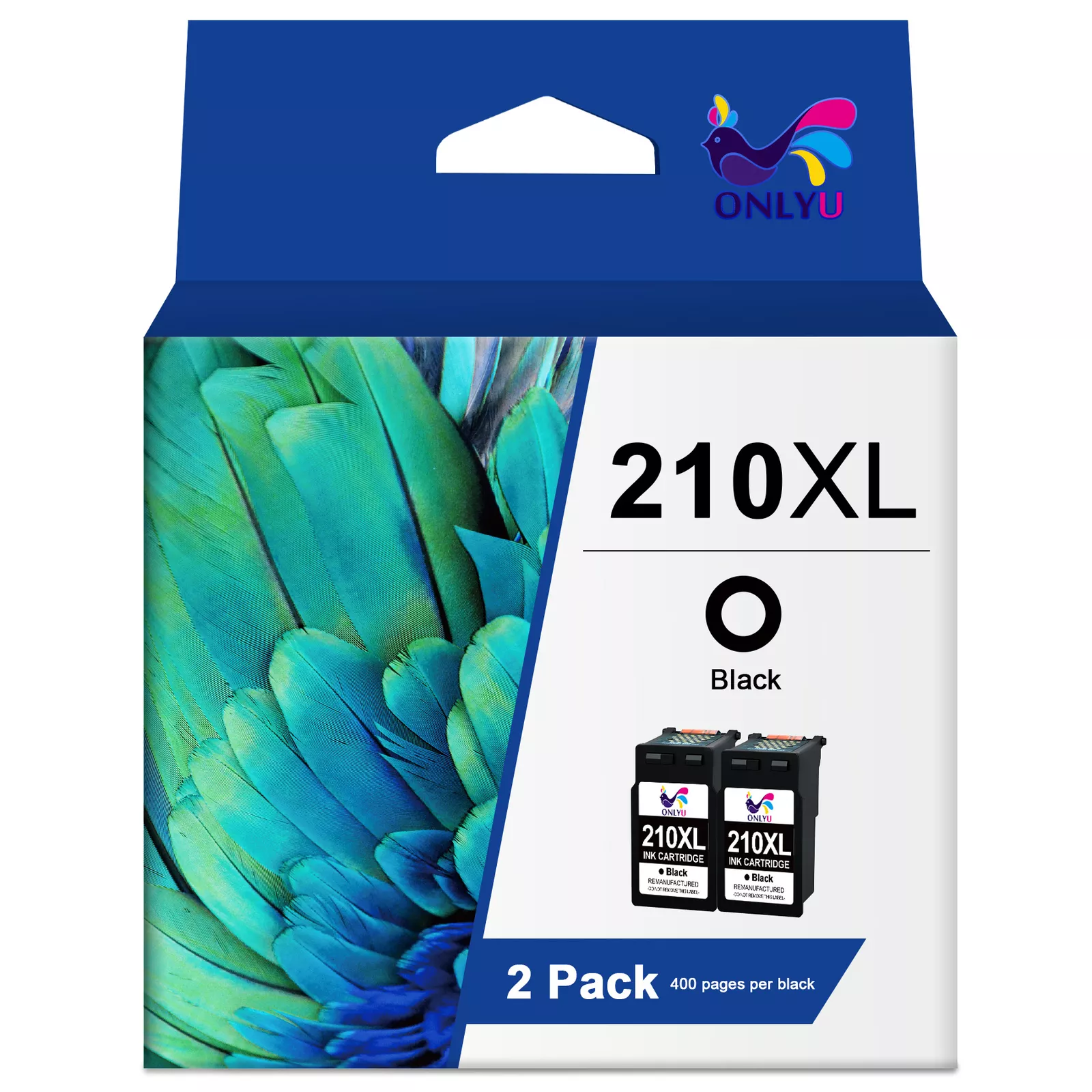 2PK PG-210XL Black Ink compatible for Canon 210 PIXMA MX320 MX330 MX340 ...