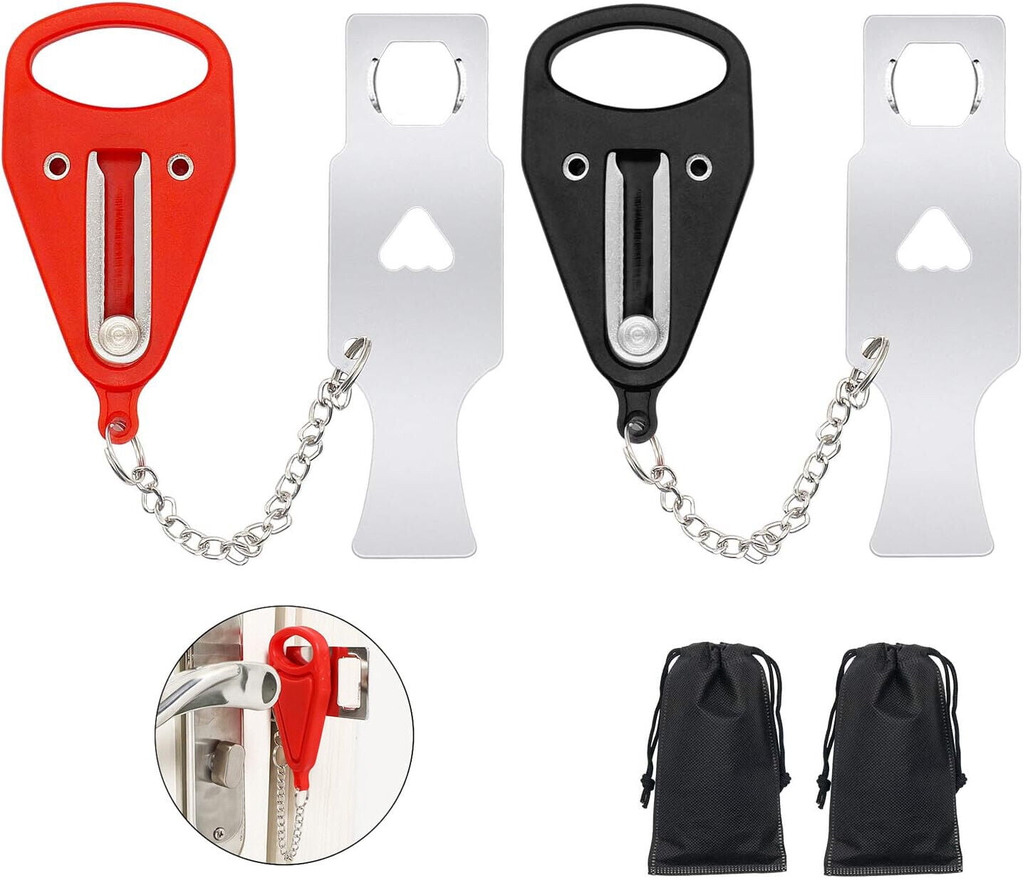 Temporary Door Lock For Traveling Portable Lock – Compact Travel Lock ...