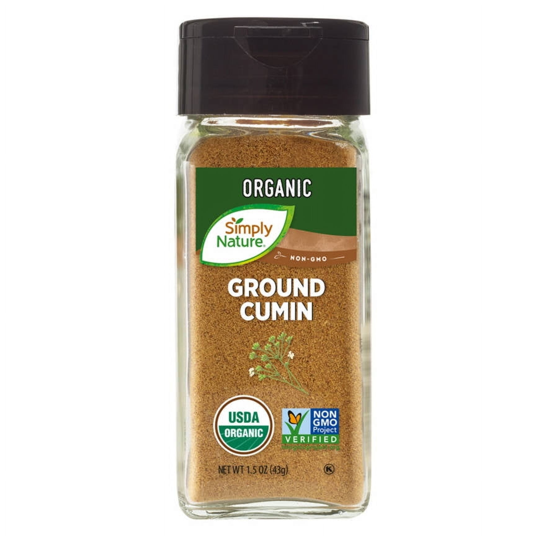 2PK - Simply Nature Organic Ground Cumin, 1.5 oz - Walmart.com