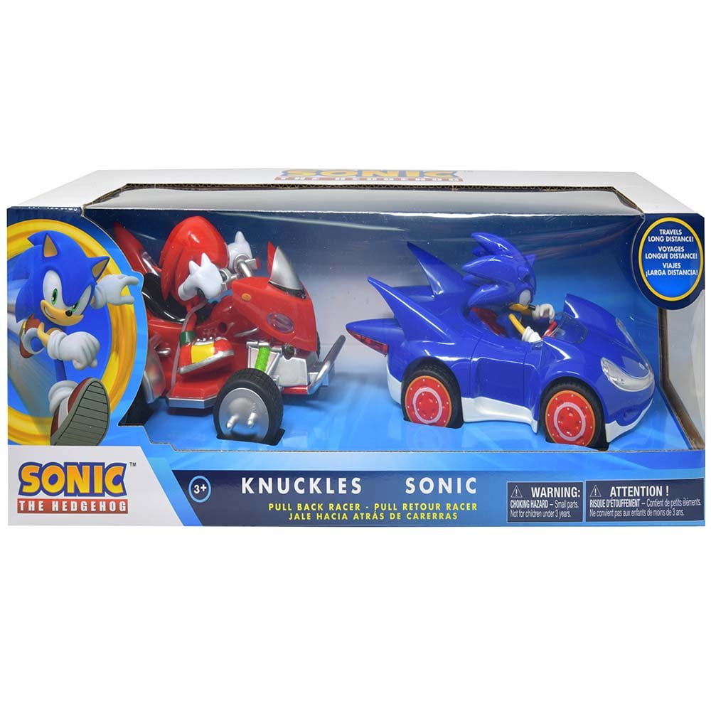 2PK Sonic & Knuckles Pull Back - Walmart.com