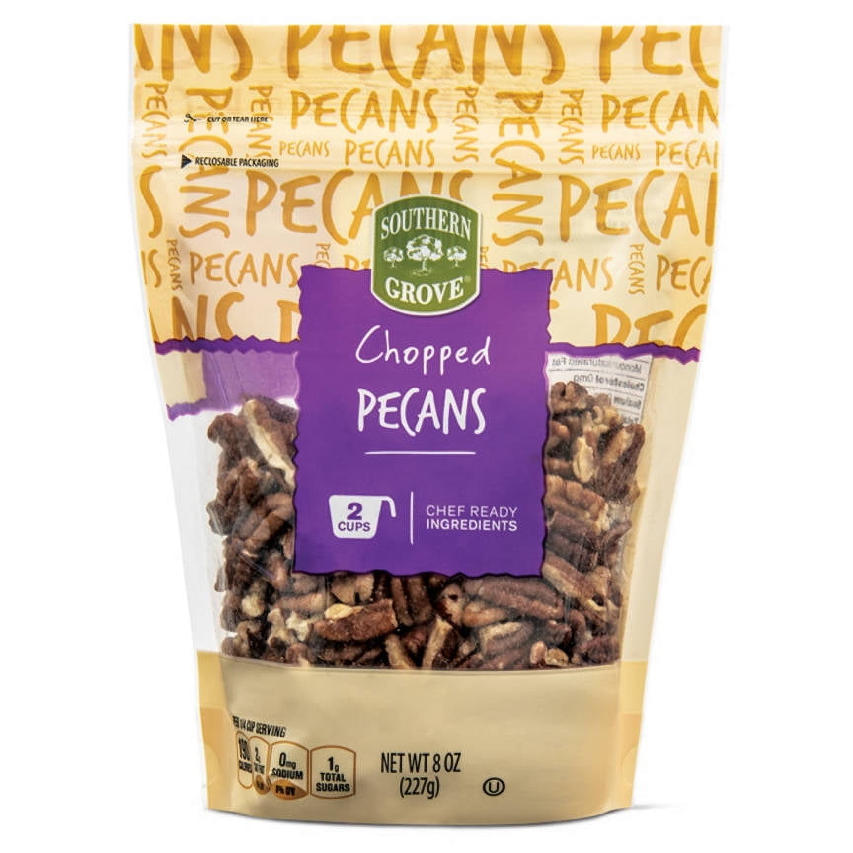 2PK - Southern Grove Chopped Pecans, 8 oz - Walmart.com