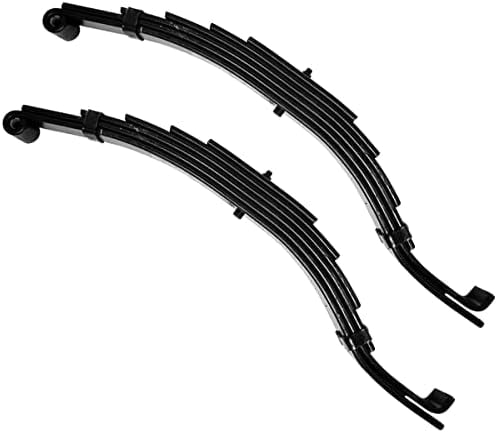 2PK Trailer Leaf Spring 6 Leaf Slipper 4000lbs Capacity for 8000 Lbs ...
