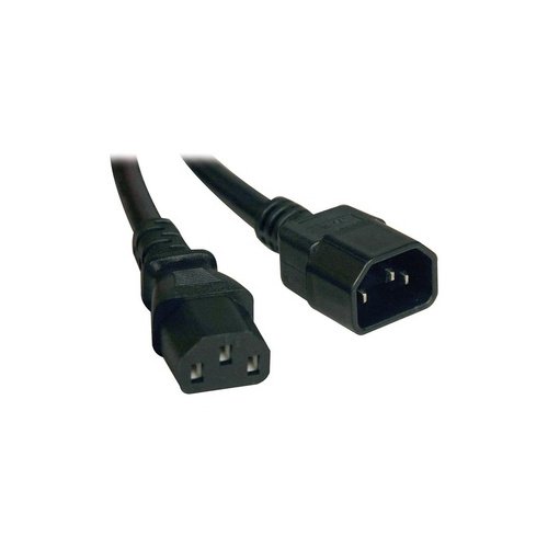 2PK Tripp Lite 10ft Power Cord 10a 18 Awg C14 To C13 (P004010) - Walmart Business Supplies
