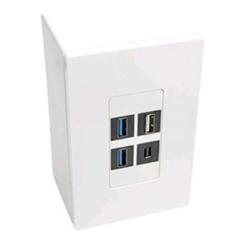 2PK Tripp Lite Single-gang Surface-mount Junction Box (N080SMB1WH ...