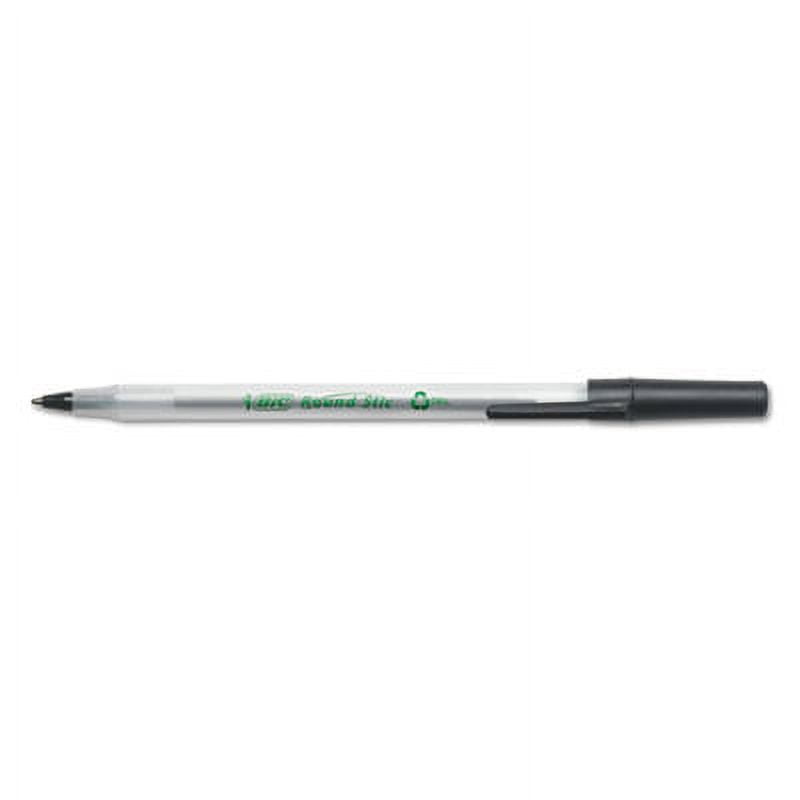 2PK ecolutions GSME509BK Recycled Round Stic Ballpoint Pen - Walmart.com