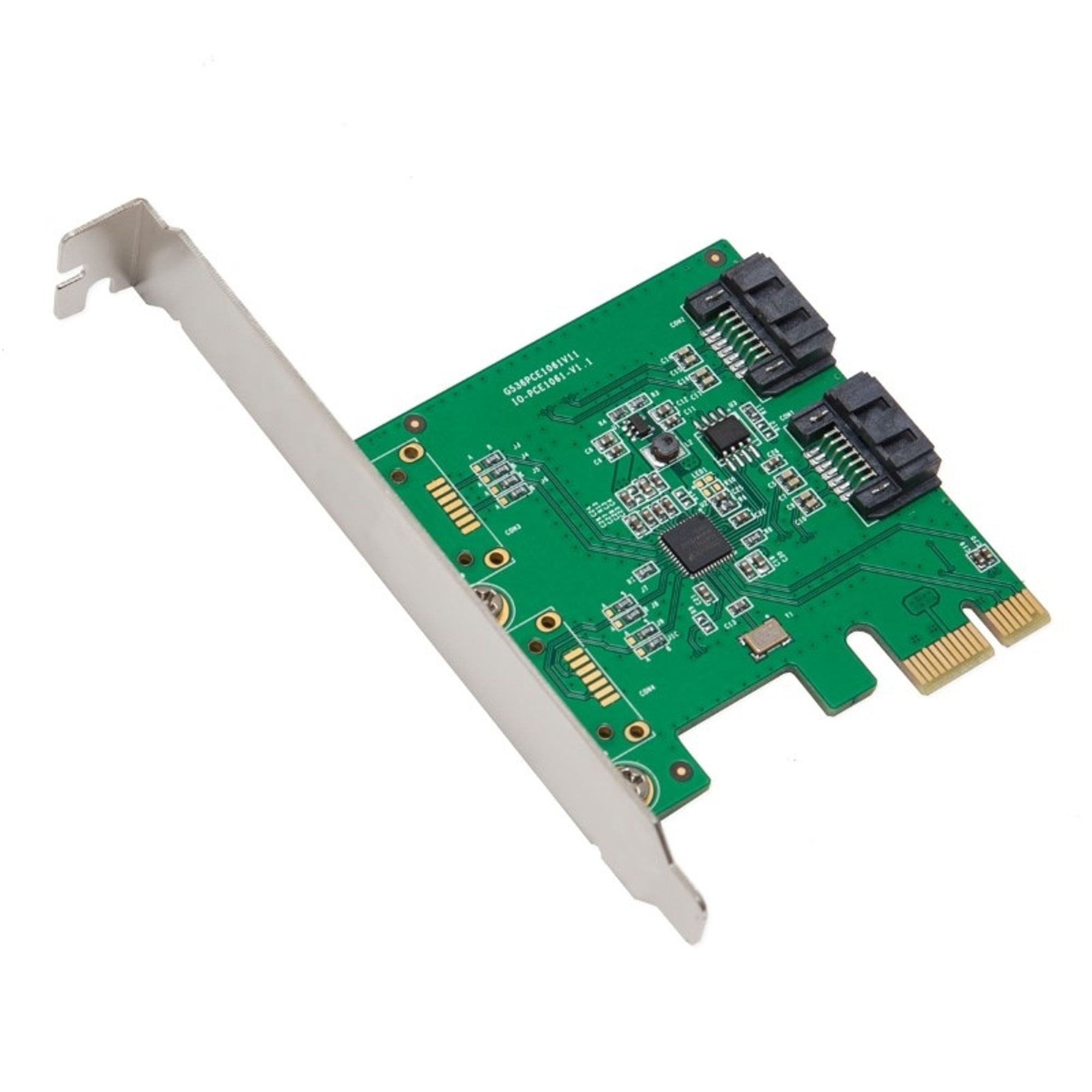 IOCreat PCIe 2 Port Internal SATA3 Controller Card 6Gbps - Walmart.com