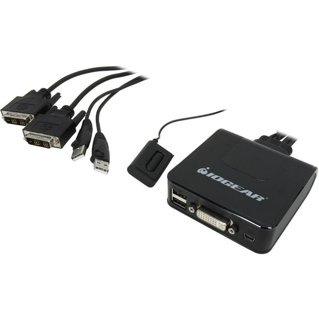 2PORT USB DVI CABLE KVM SWITCH - Walmart.com