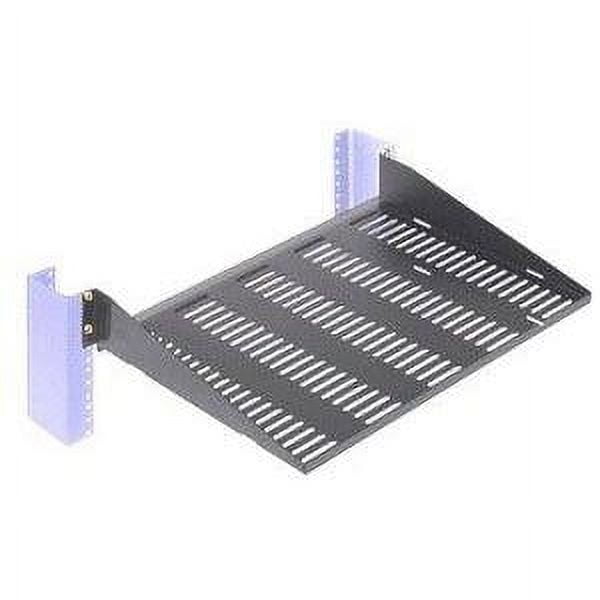 2POST RELAY RACK SHELF 13IN VENTED FLANGES UP - Walmart.com
