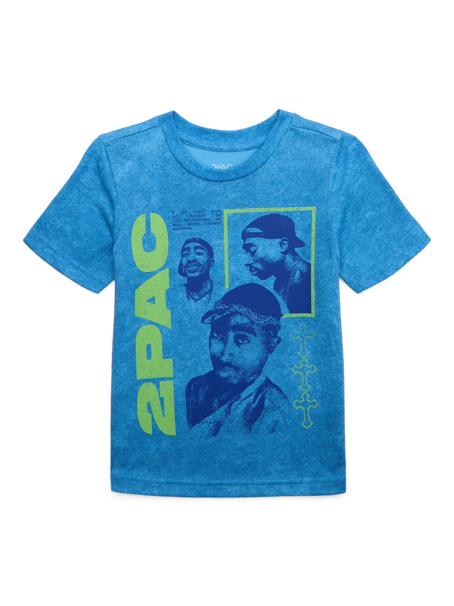 2PAC Toddlers' World Tour Graphic Tee Short Sleeves 12M-5T Cotton Blend ...