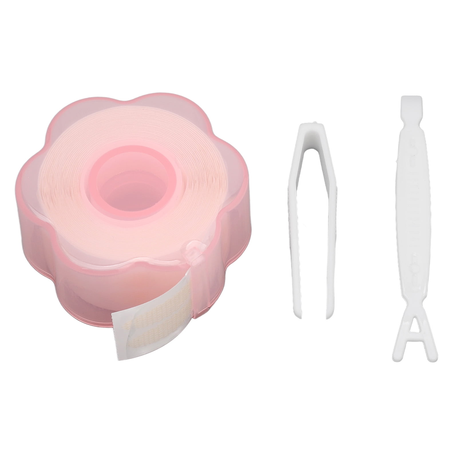 (2Pack) 1 Roll Double Eyelid Tape Adhesive Free Lace Mesh Eyelid Lifter ...