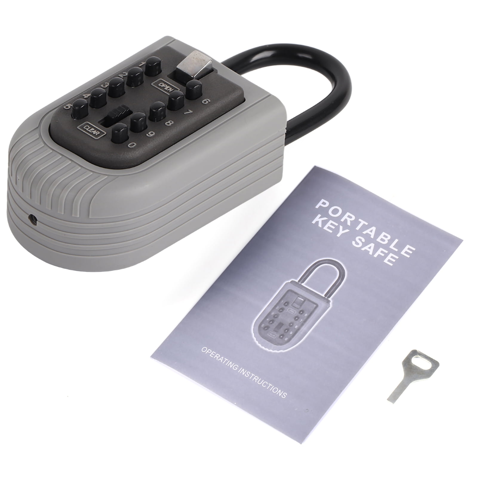 (2Pack) 10 Digit Combination Hide Key Lock Box Storage Wall Mount ...