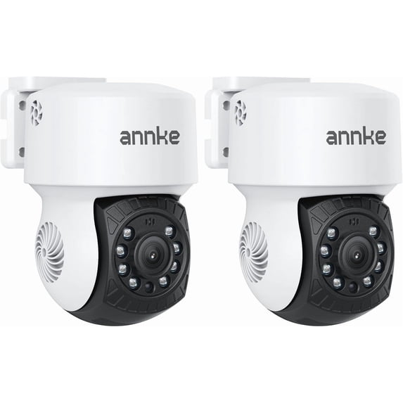2Pack 1080P 2MP AHD CCTV Home Surveillance Dome Wired PT Camera with ...