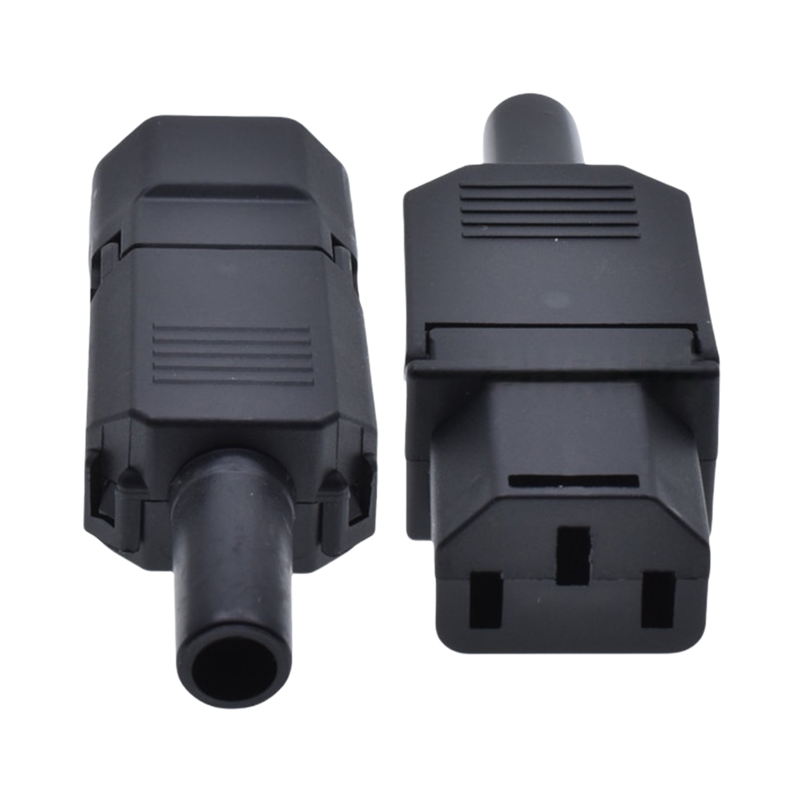 2Pack 10A 250V IEC320 C13 Female Power Plugs Adapters With Grounding ...