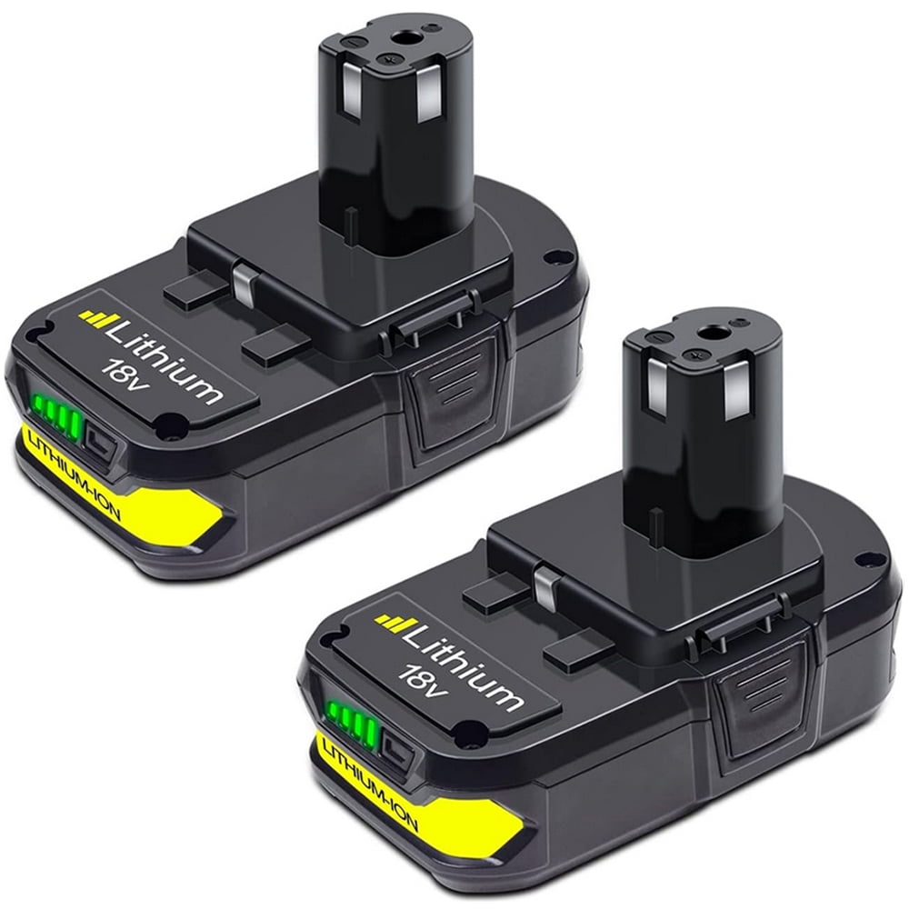 2Pack 18v 3.6v p102 lithium-Ion battery replacement for ryobi 18v p108 ...