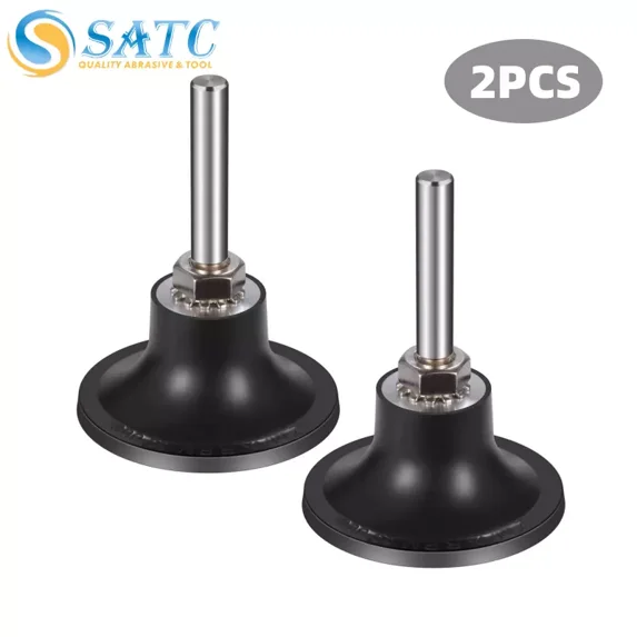 2Pack 2 Inch Roll Lock Sanding Disc Pad Holder 1/4" Shank For Die ...