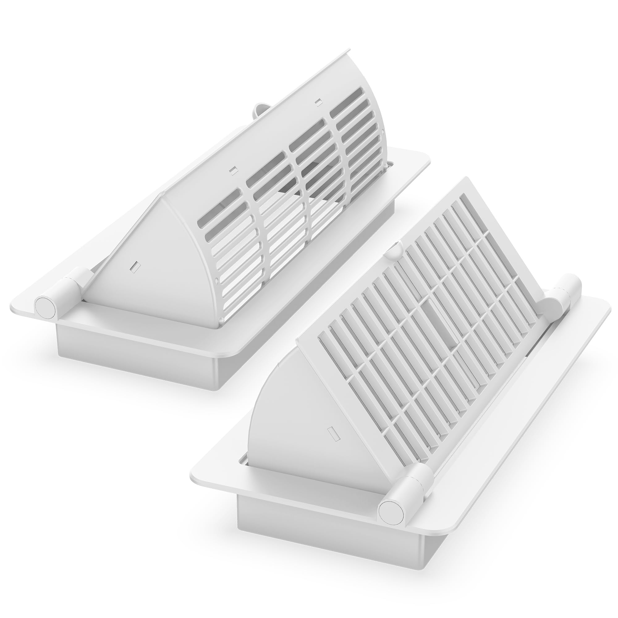 2Pack 2-in-1 Vent Deflectors & Floor Vent Covers, Adjustable Floor ...