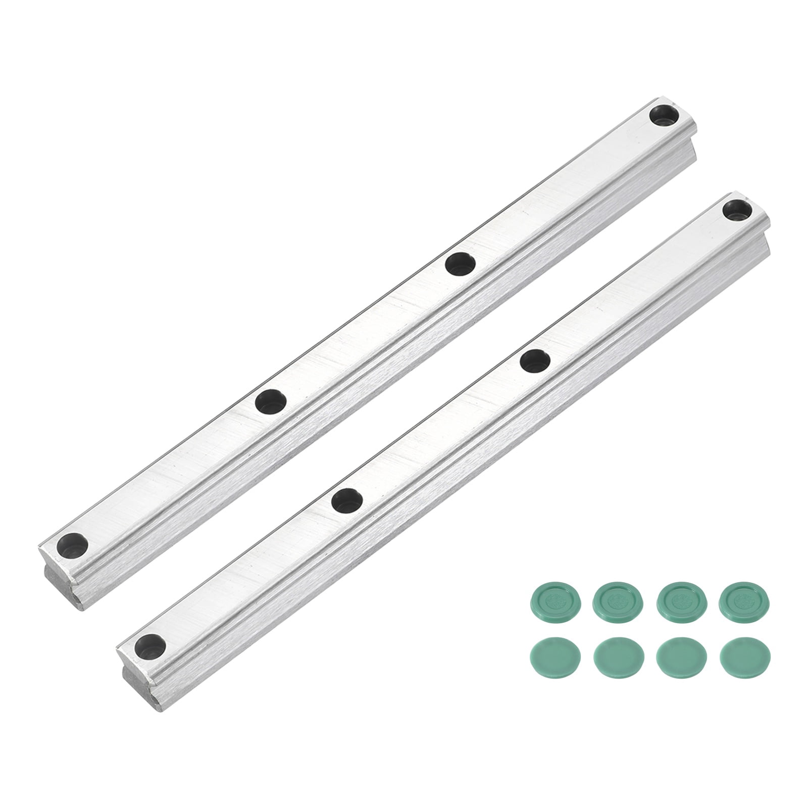 2Pack 200mm HGR15 Linear Guide Rail, Bearing Steel Linear Motion ...