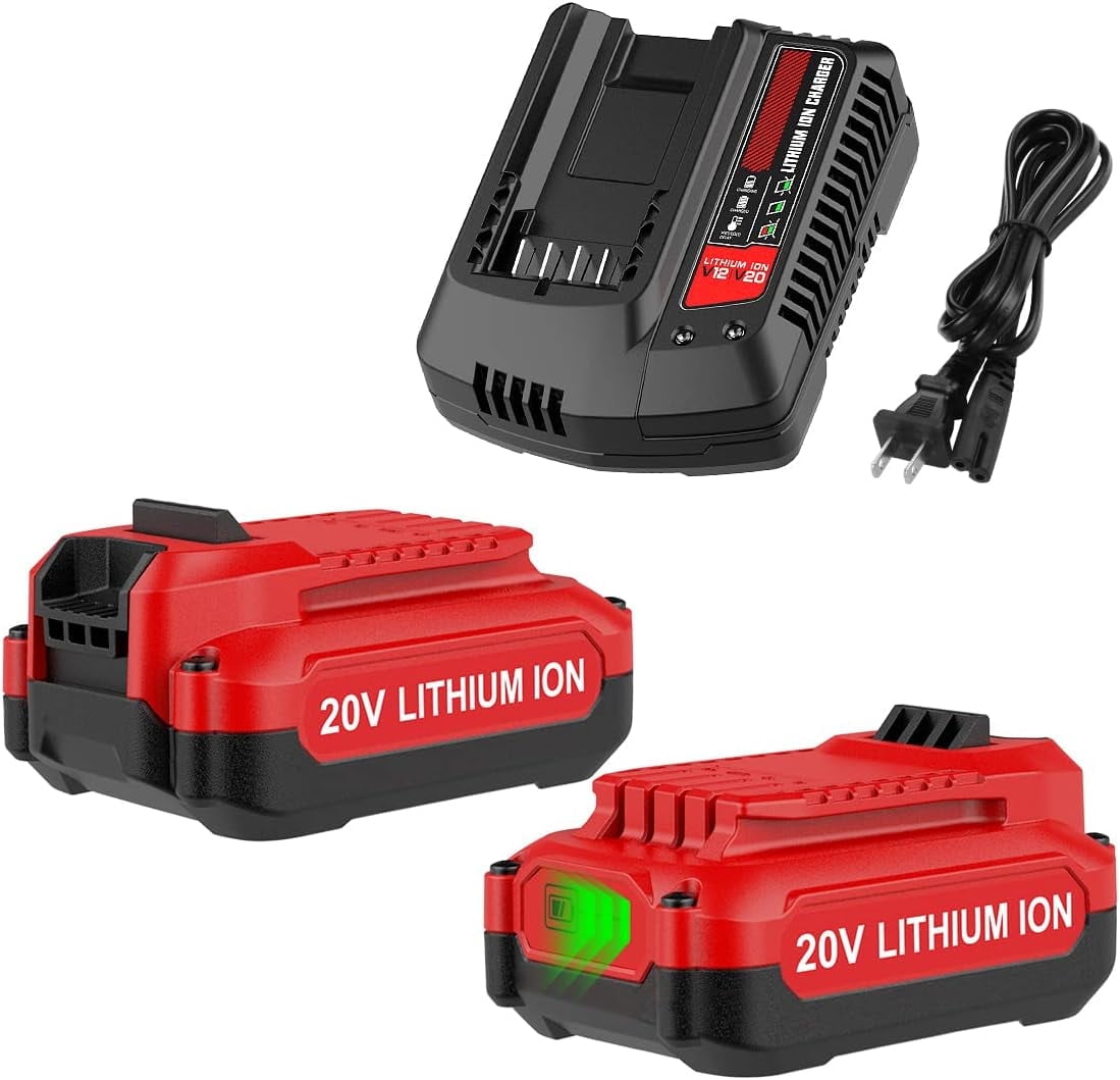 2Pack 20V 3.6Ah Replacement Craftsman V20 Craftsman 20V Lithium Battery ...
