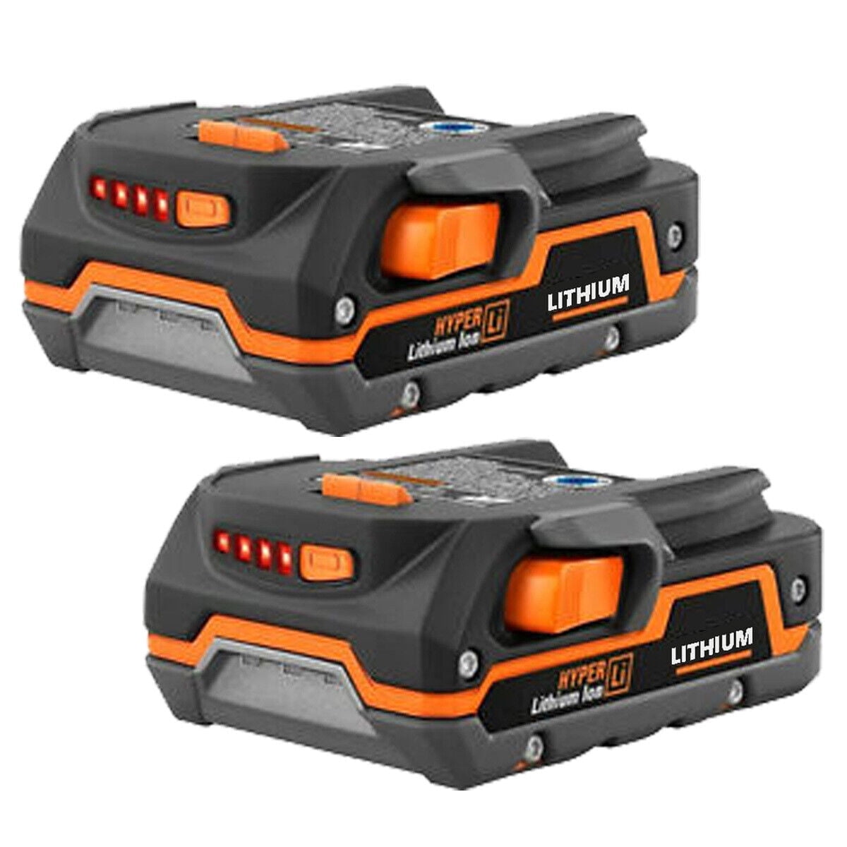RIDGID 18V 2Pack Lithium Battery 3.0AH R840087 R840083 R840085 R840084 ...