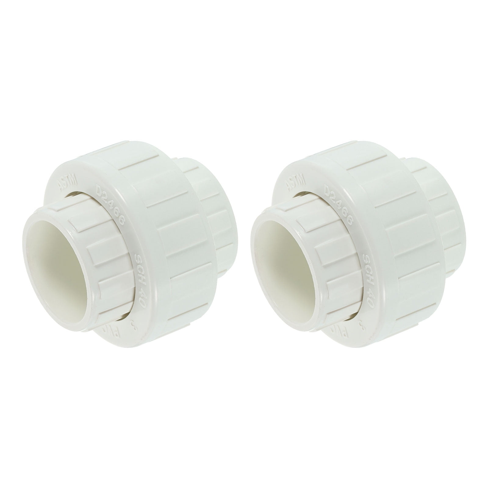 2Pack 3/4" Union Coupling Pipe Fitting (Socket x Socket), Union ...
