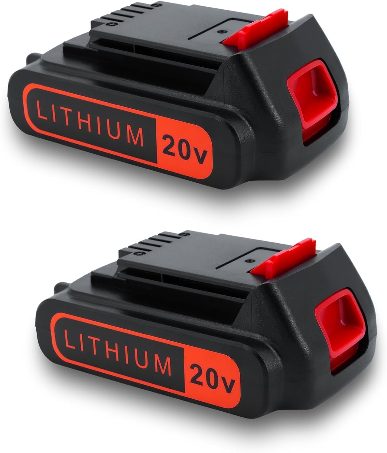 2Pack 3.6Ah 20V Max Lithium Ion Battery Compatible with Black and ...