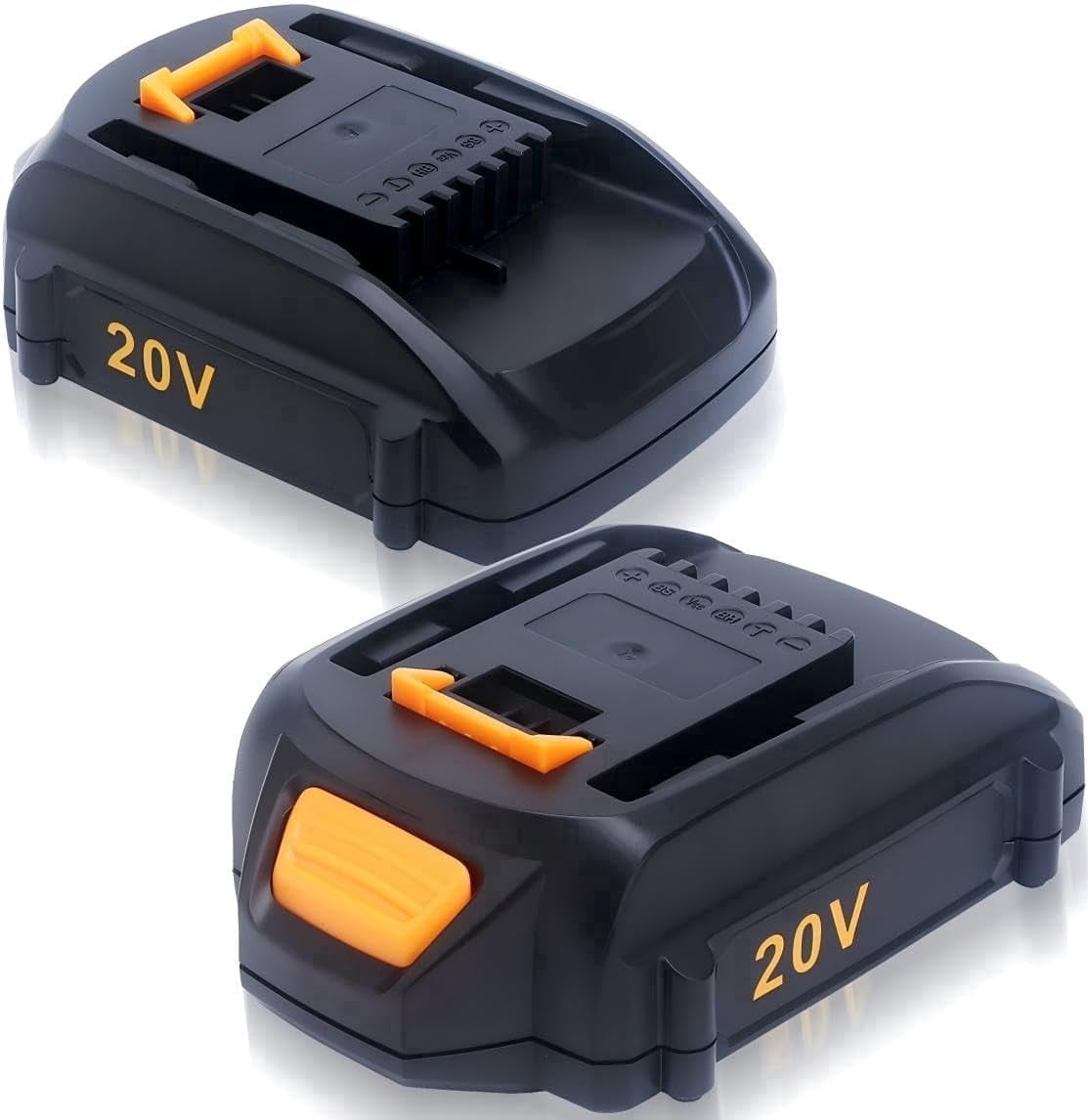 2Pack 3.6Ah WA3525 Replace for Worx 20V Battery PowerShare for WA3520 ...