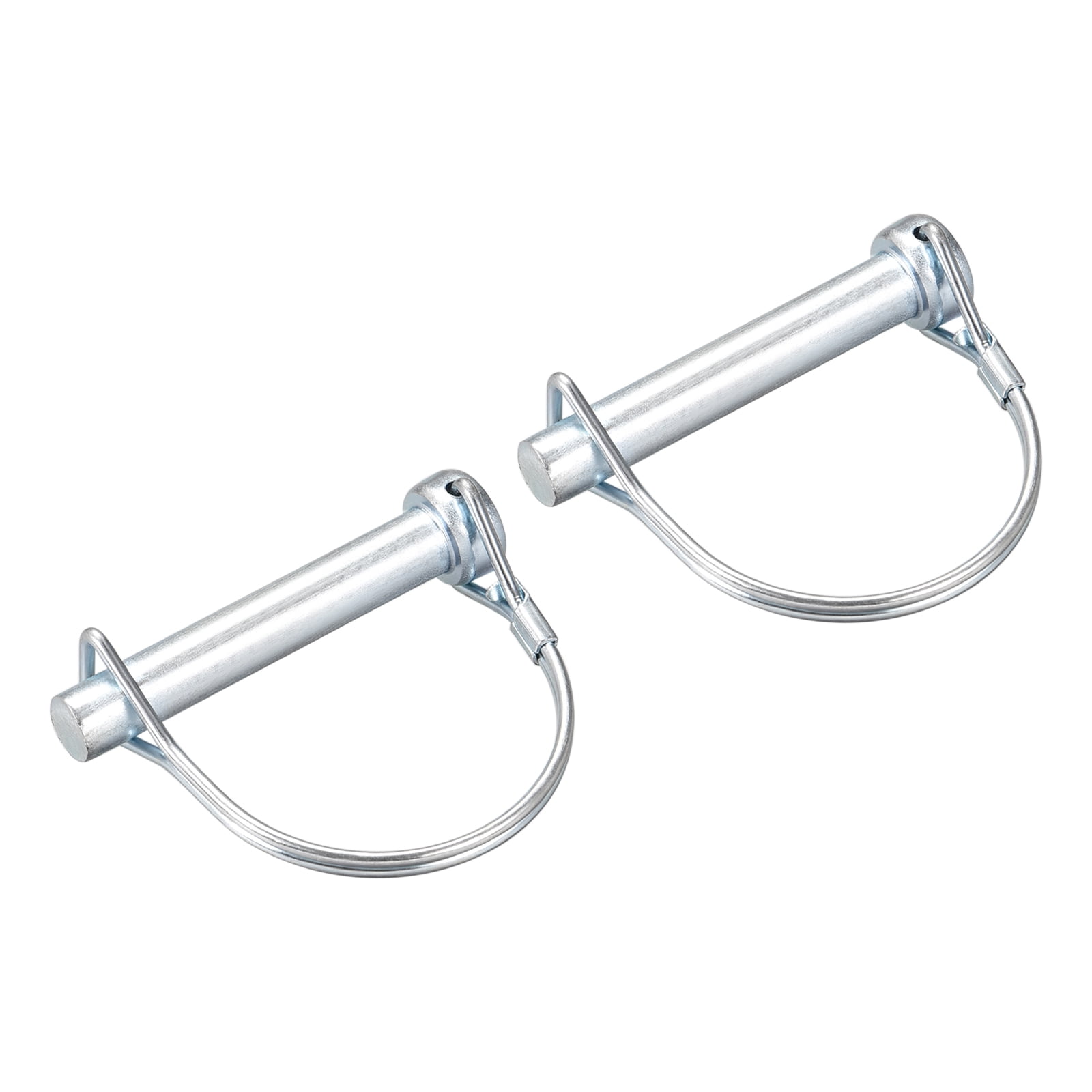 2Pack 3/8" Dia Trailer Coupler Pin, 2" Long Coupler Pin Shaft Locking ...
