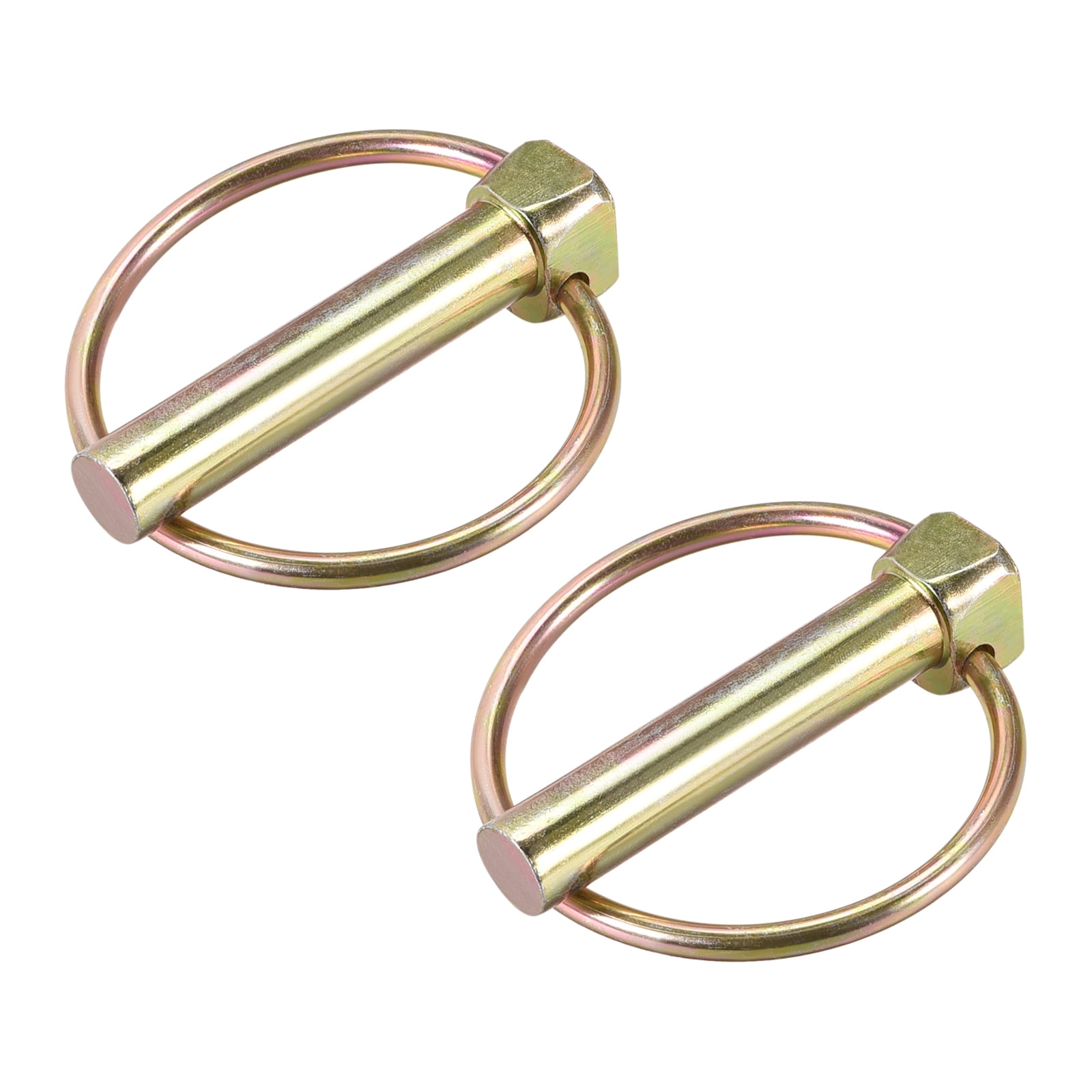 2Pack 3/8" x 2-3/8" Linch Pin with Ring, Trailer Pins Assortment Kit ...