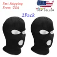 2Pack 3 Hole Full Face Mask Ski Mask Winter Cap Balaclava Beanie ...