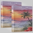2Pack 3 Ring Binder 1.5 inch Round Rings with Interior Pockets Binders ...