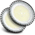 2Pack 320W UFO High Bay Light 5000K 48000LM High Bay Light(Eqv.1200W MH ...
